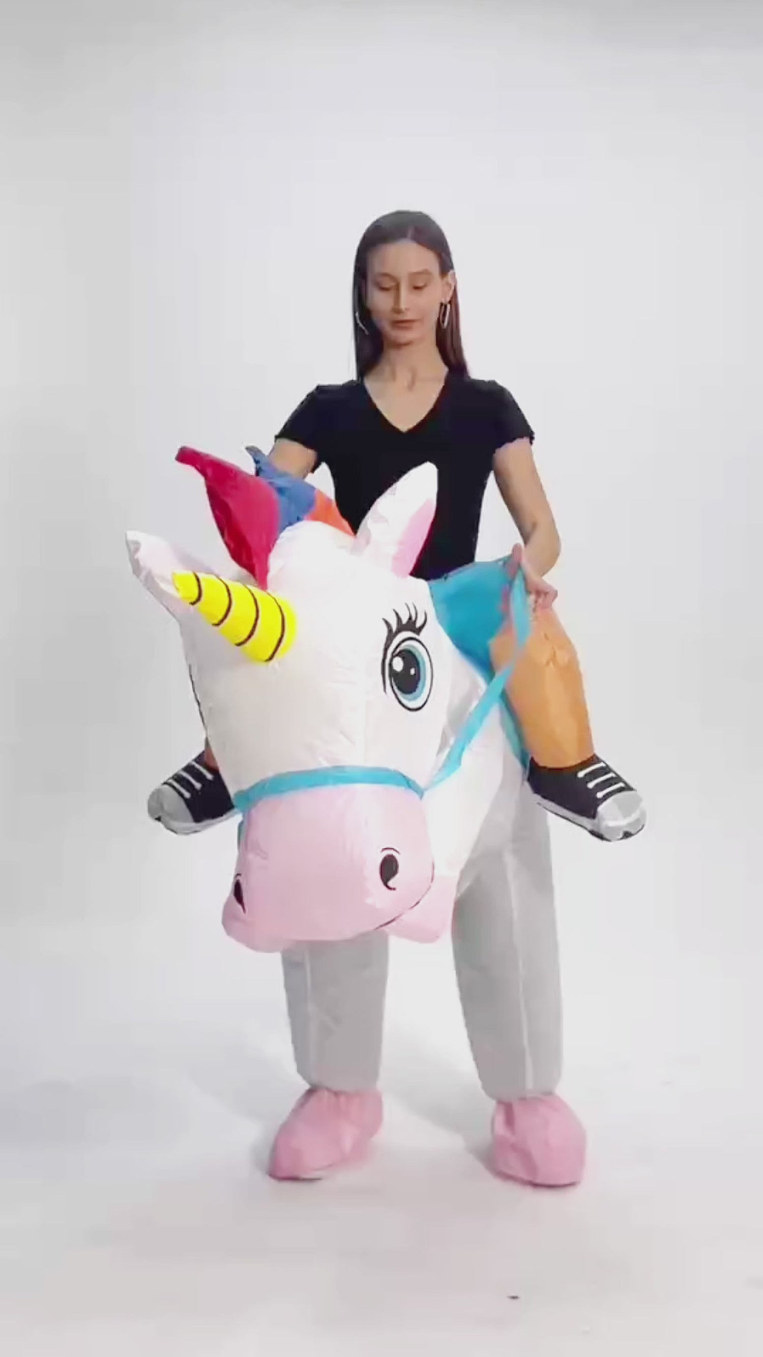 Inflatable Horse Costume - Inflatable Riding Costumes-Party Time ...